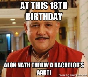34 Alok Nath Memes That Will Kill You With Laughter | 'Sanskar' jokes ...
