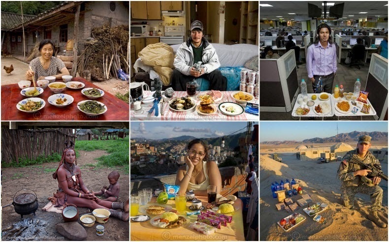 These 25 Stunning Photos will Show You What Peoples Eat Around The ...