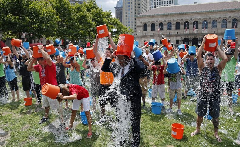 Kids Reaction to ALS Ice Bucket Challenge ! | Reckon Talk