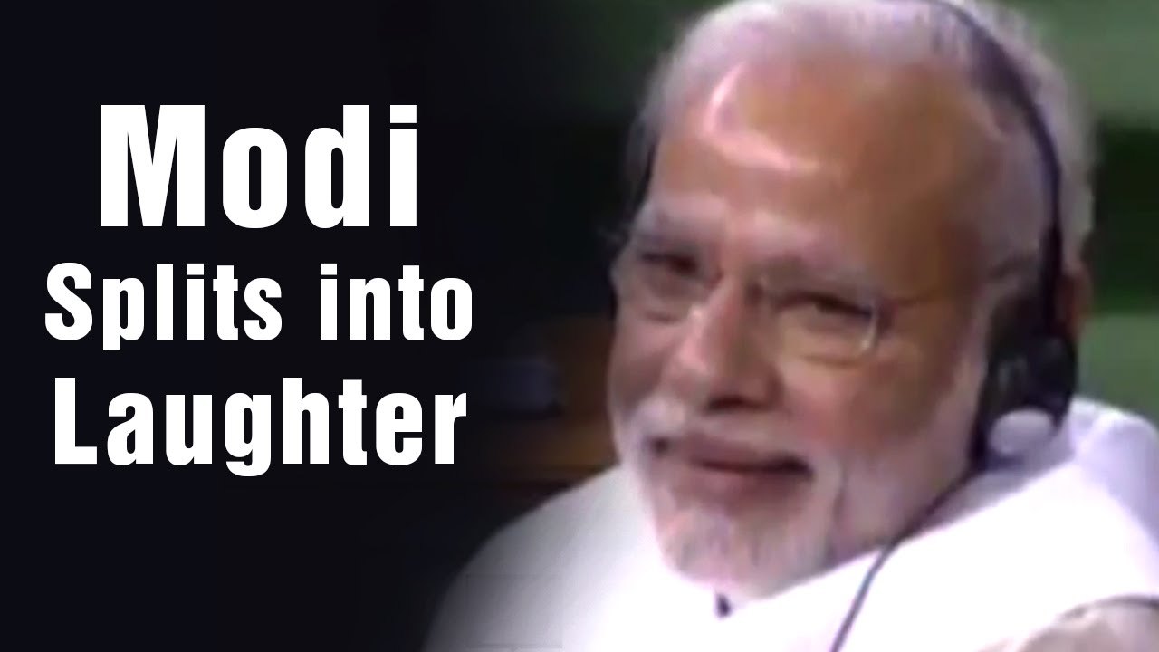 The funniest speech ever | Indian PM Narendra Modi was seen laughing ...