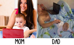 18 Funny Kids Photos Shows How Mother & Father Treat Child’s | Mom Vs ...