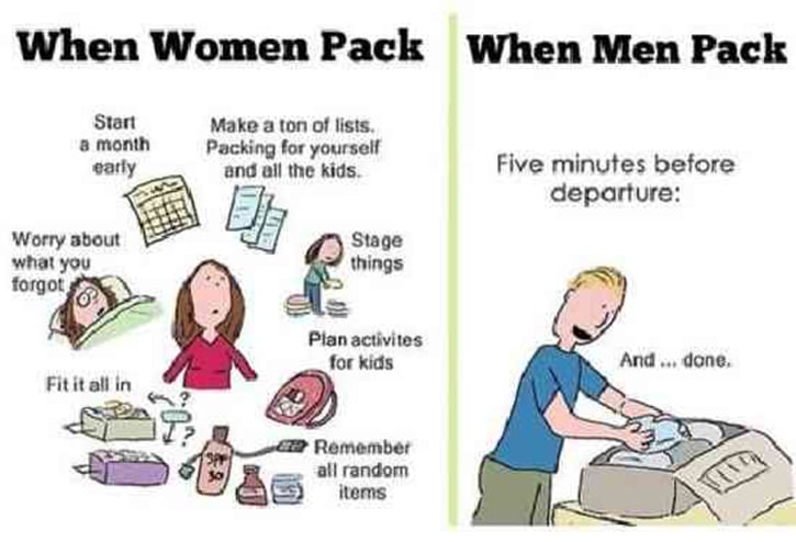 13 Hilarious But Important Differences Between Men And Women Men Vs