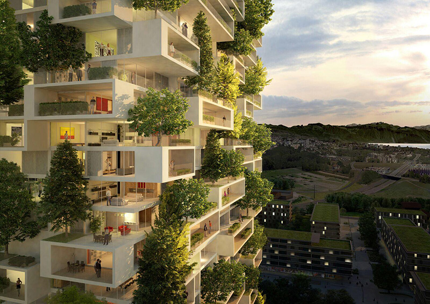 384ft Tall World's First Building | Will Be Covered With Evergreen ...