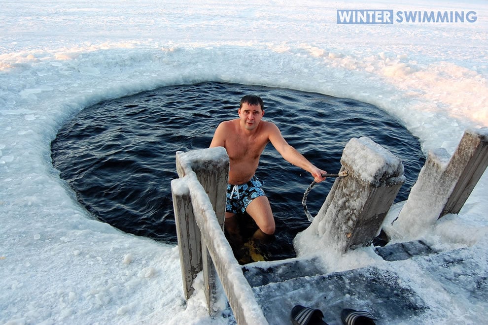 Freezing Ice Swimming In Russia Crazy Siberian Winter Reckon Talk