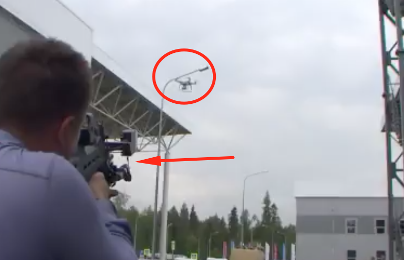 This Russian RIFLE can control any DRONE without firing ANY BULLET ...