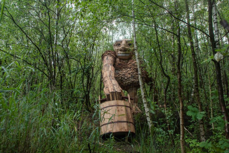 Who is Thomas Dambo? His Giant Wooden Troll Locations, Artwork Photos ...