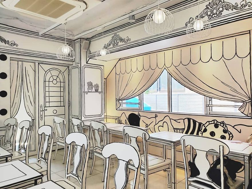 Tokyo's 2D Cafe Will Make You Feel Like You Stepped Into A Cartoon ...